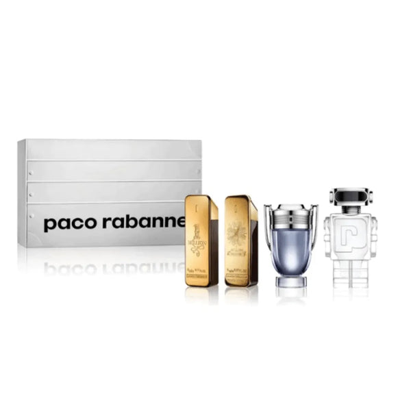 Mini Set 4 Piezas Travel Exclusive Paco Rabanne Hombre – Arome México