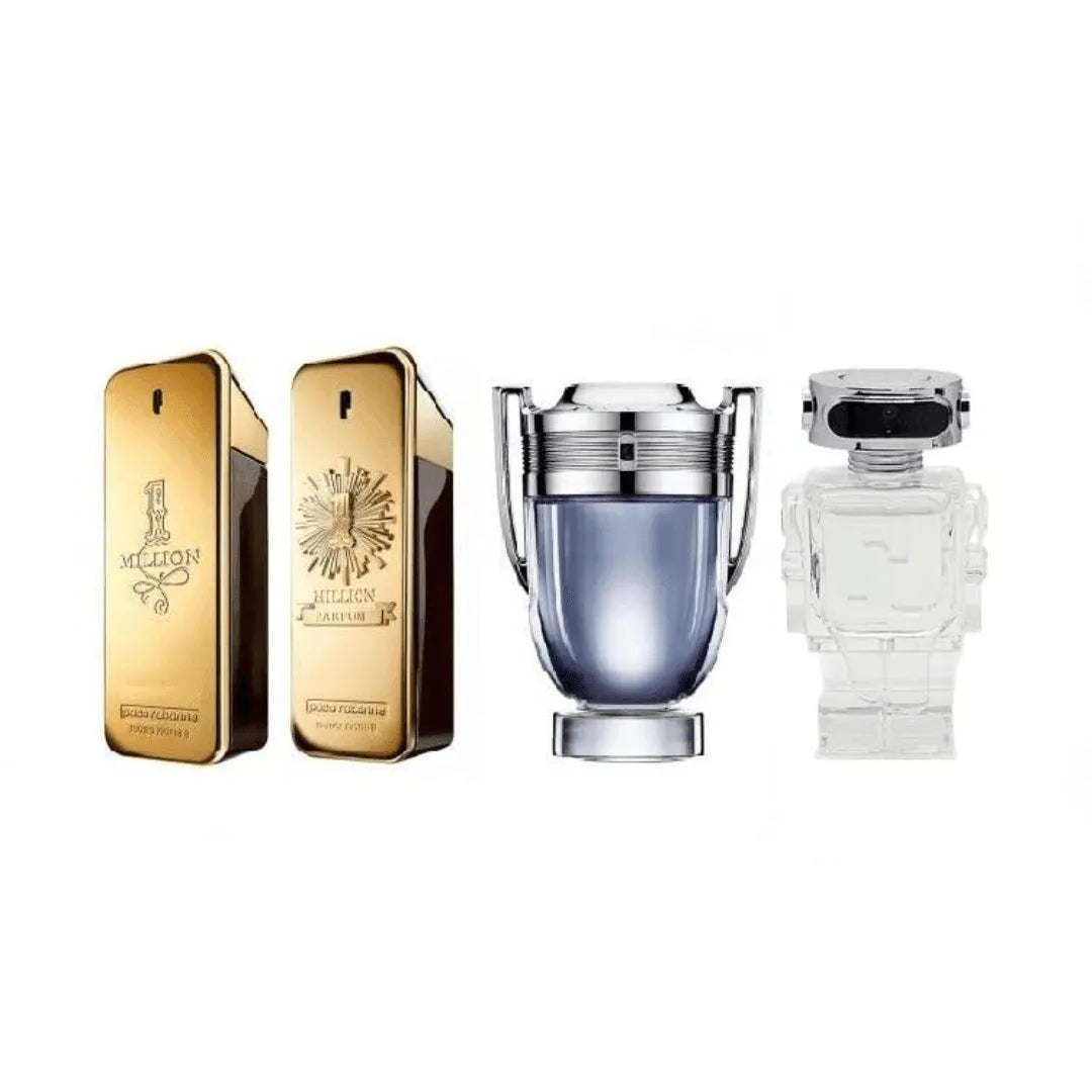 Mini Set 4 Piezas Travel Exclusive Paco Rabanne Hombre – Arome México