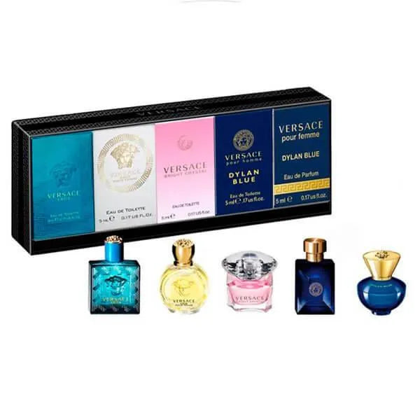Mini Set 5 Piezas Versace Para Hombre y Mujer 10ML – Arome México