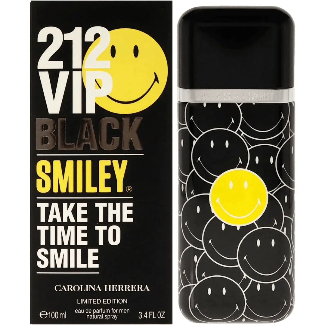 Perfume 212 VIP Black Smiley Carolina Herrera - EDP – Arome México