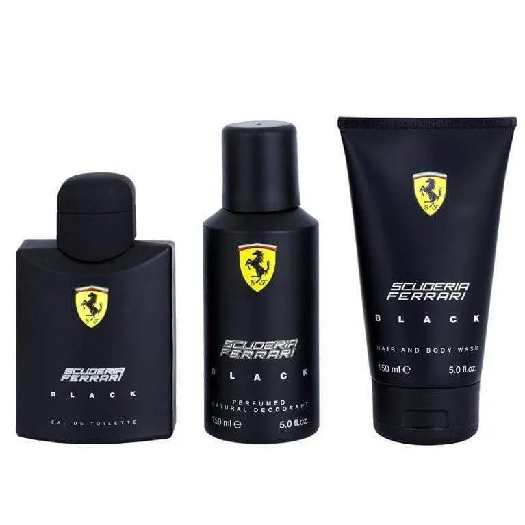 Set 3 Piezas Scuderia Ferrari Black – Arome México