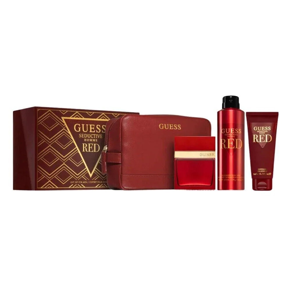 Set 4 Piezas Guess Seductive Red para Hombre – Arome México